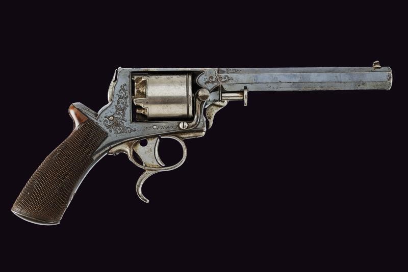 A percussion Tranter revolver by W. Scott & Son - Birmingham | Rare and ...