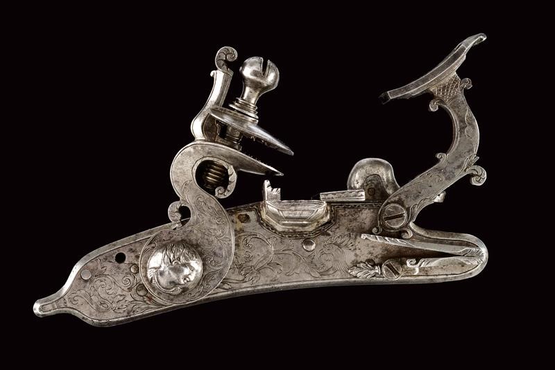 A snaphaunce lock by master 'PM' - Tuscany | Rare and Fine Antique Arms ...