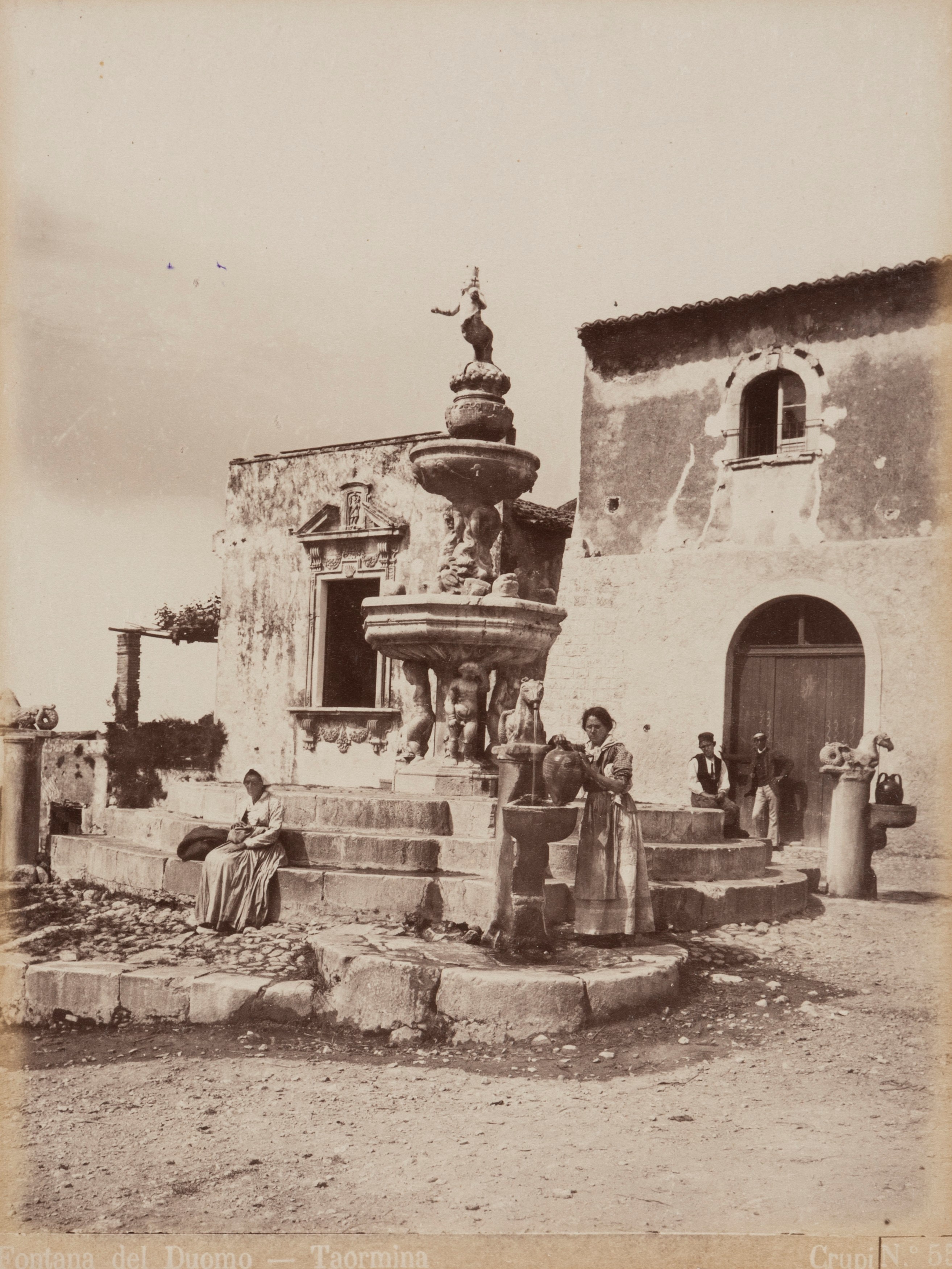 Giovanni Crupi - Fontana del Duomo, Taormina 1890s | Photographs: Under ...