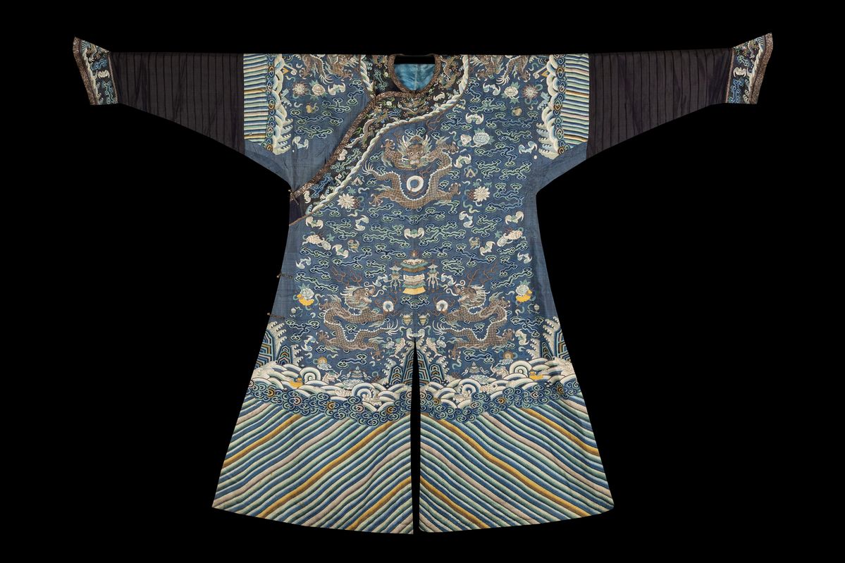 AN IMPERIAL KESI SILK ROBE China, Qing dynasty, 19th century | Fine ...