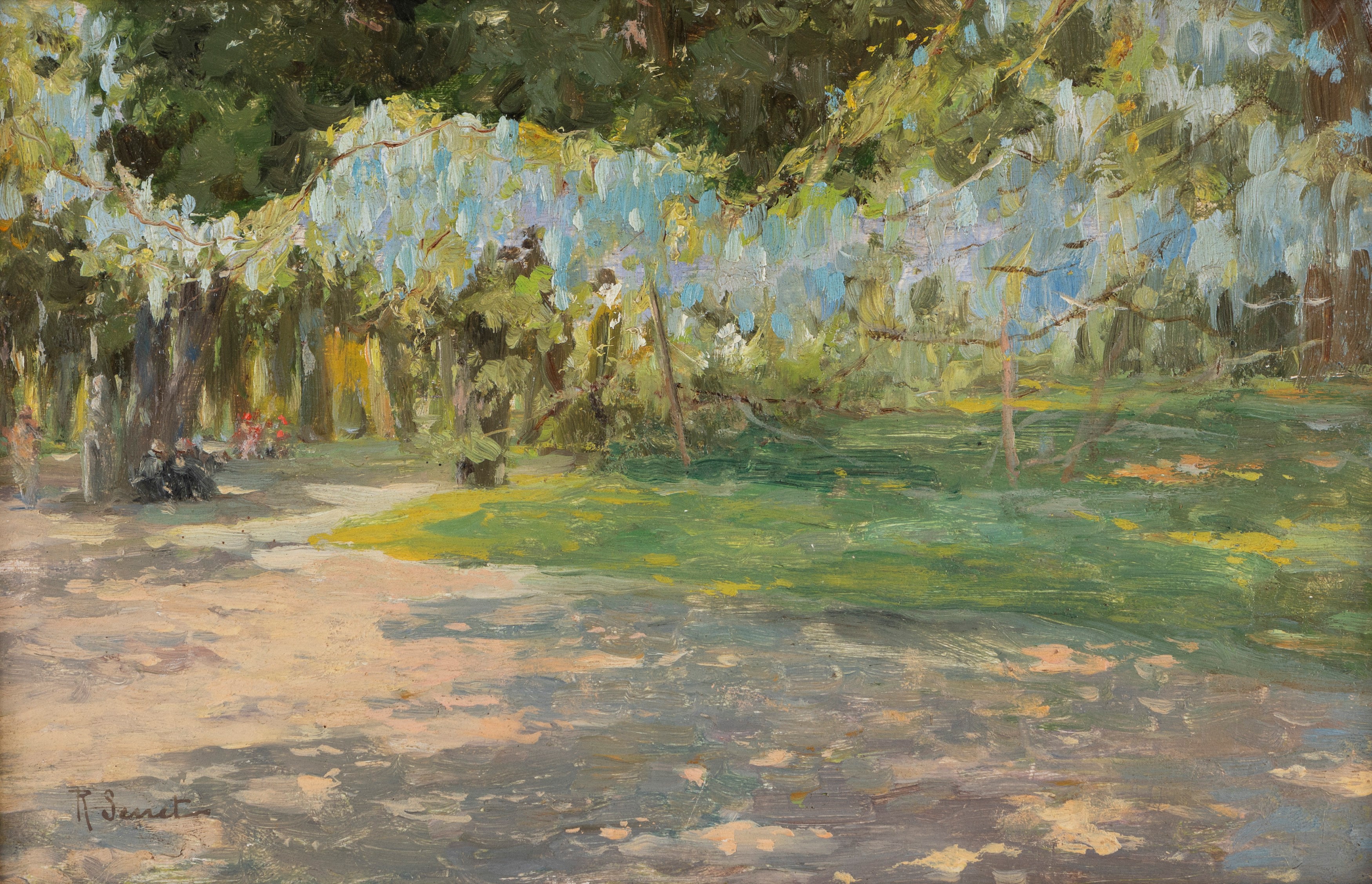 Rafael Senet y Perez - At the park | Important Paintings and Sculptures ...