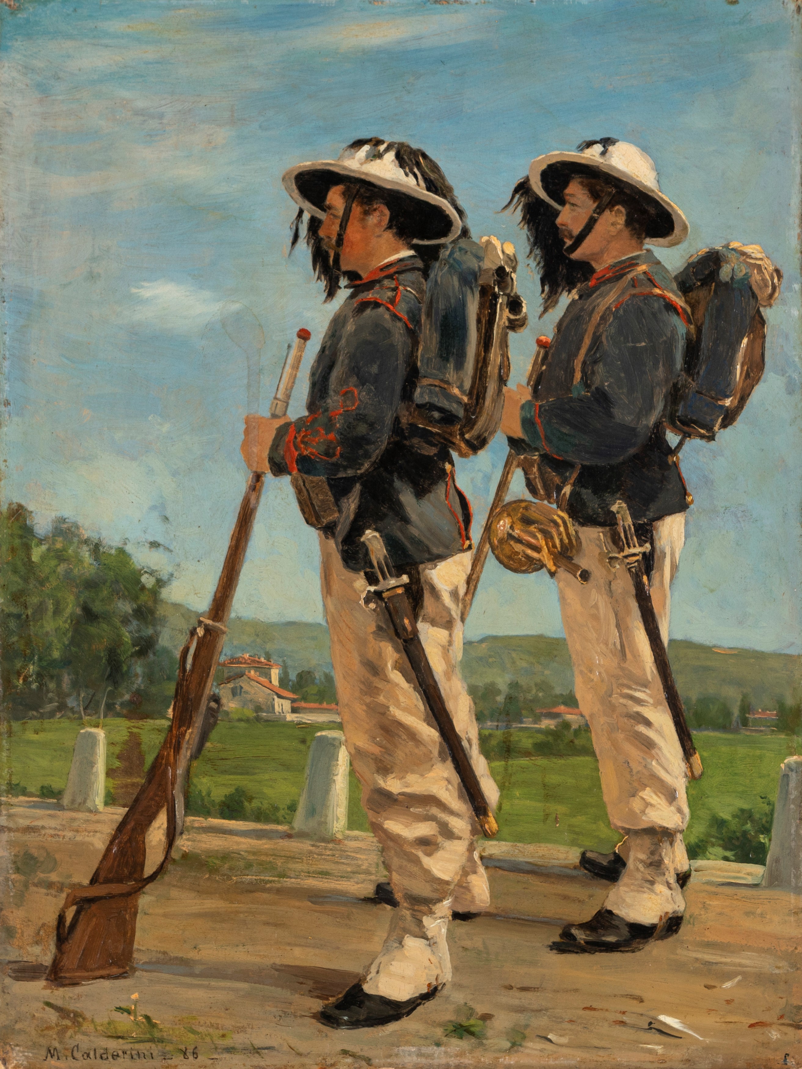 Marco Calderini - Bersaglieri 1886 | Importanti Dipinti e Sculture ...