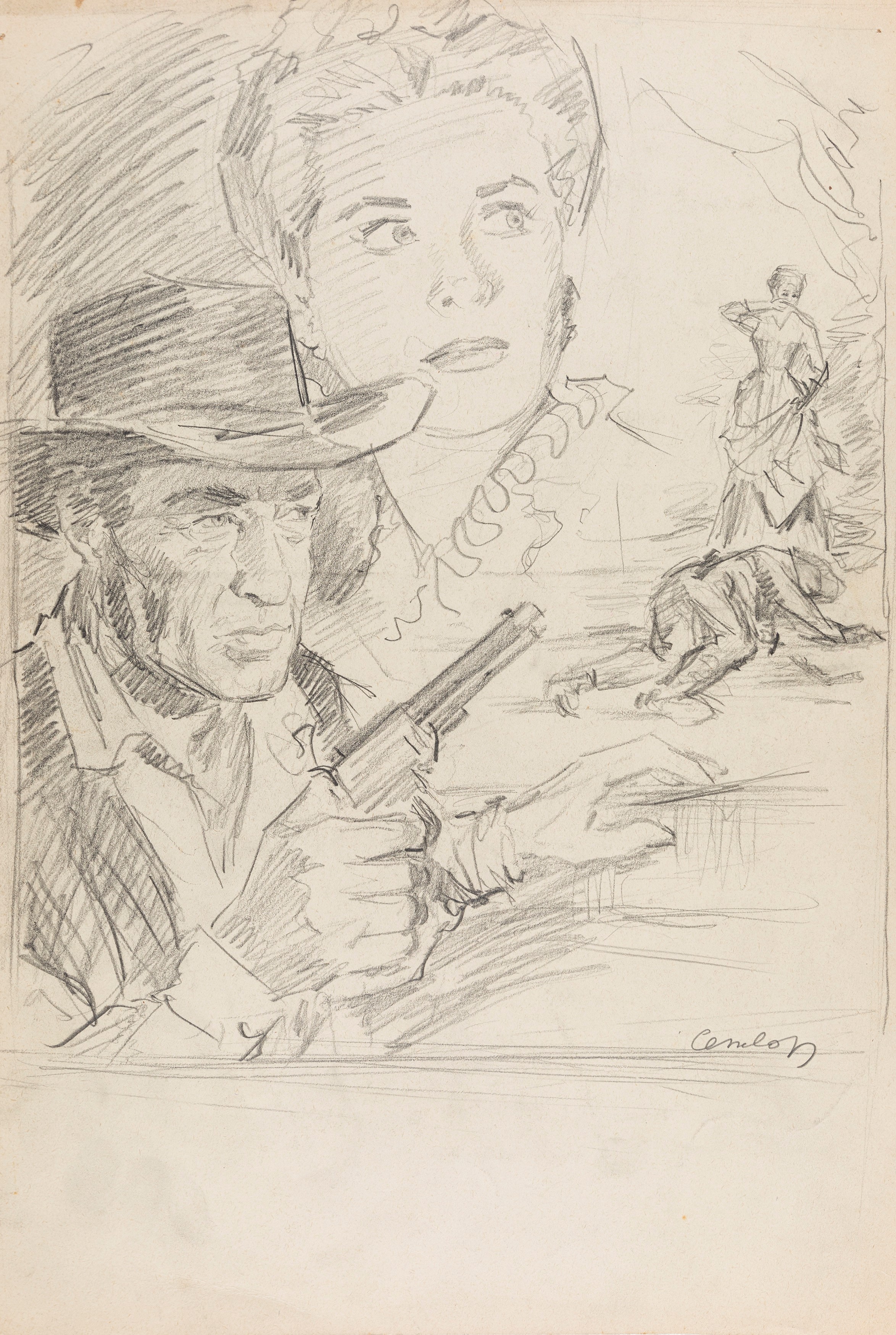 Angelo Cesselon - High Noon 1952 | Movie Poster Artworks - Part I ...
