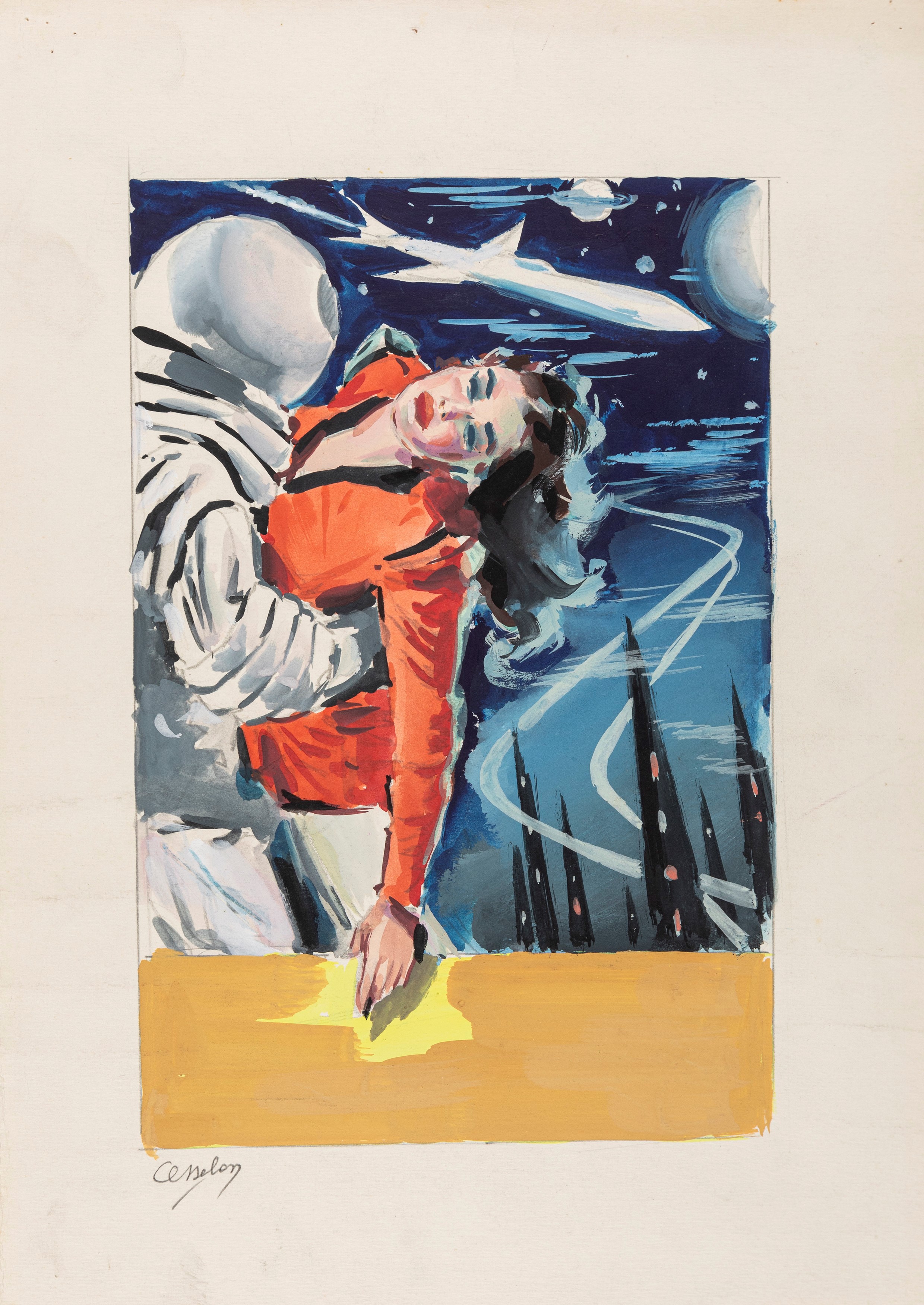 Angelo Cesselon - 1984 1956 | Movie Poster Artworks - Part I | Finarte ...