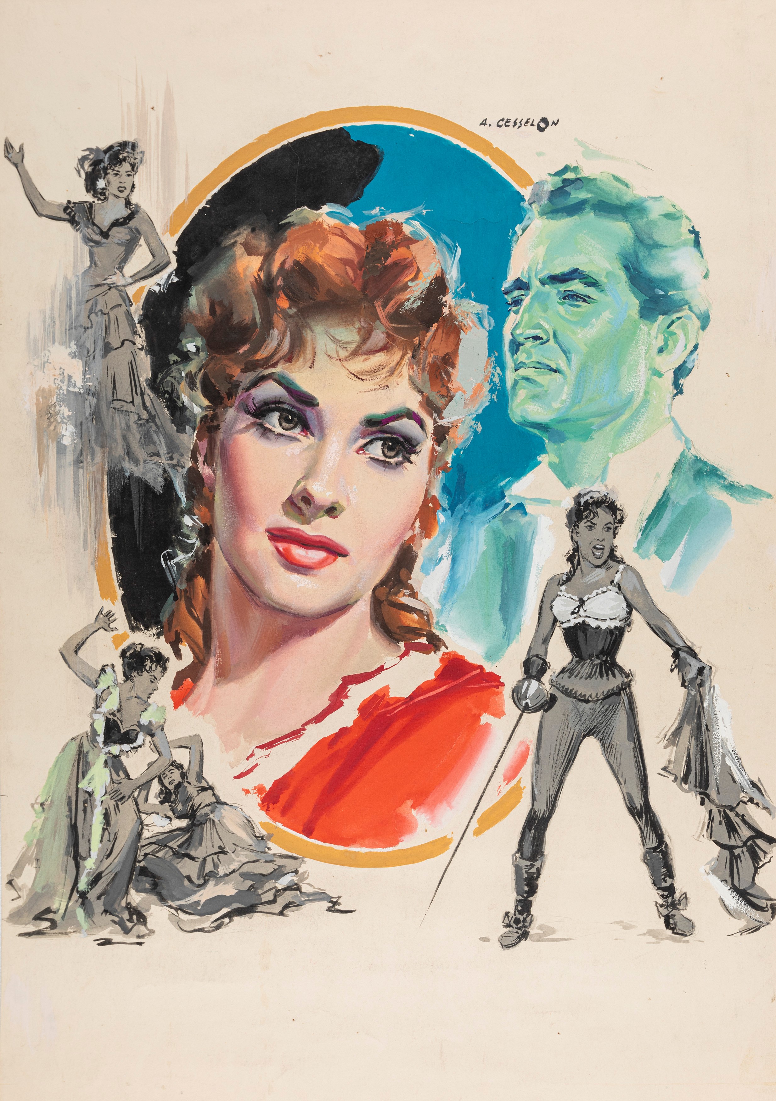 Angelo Cesselon - La donna più bella del mondo 1955 | Movie Poster ...