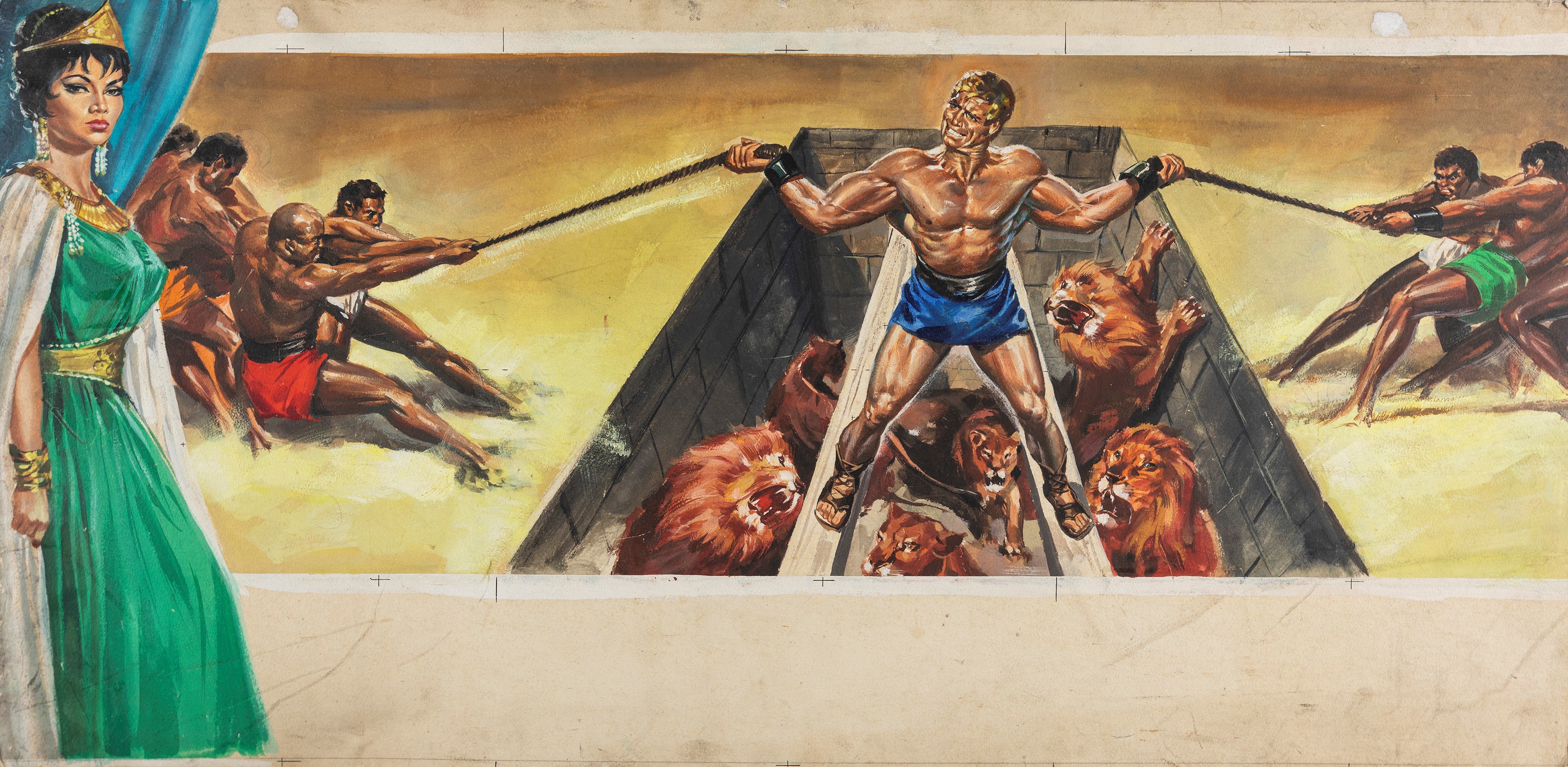 Enrico De Seta - Maciste nella terra dei ciclopi 1961 | Bozzetti ...