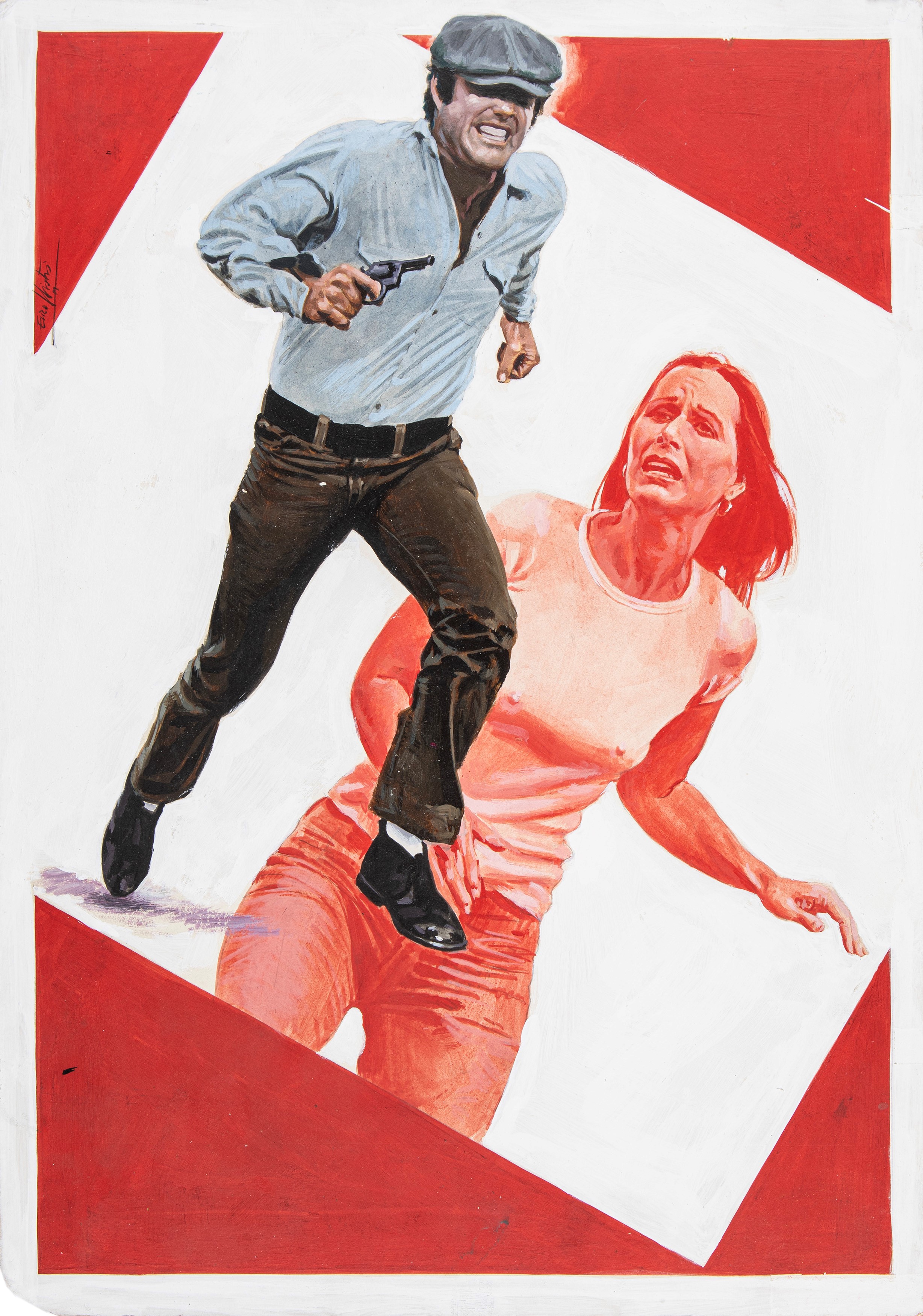 Enzo Nistri - Slither 1973 | Movie Poster Artworks - Part I | Finarte ...