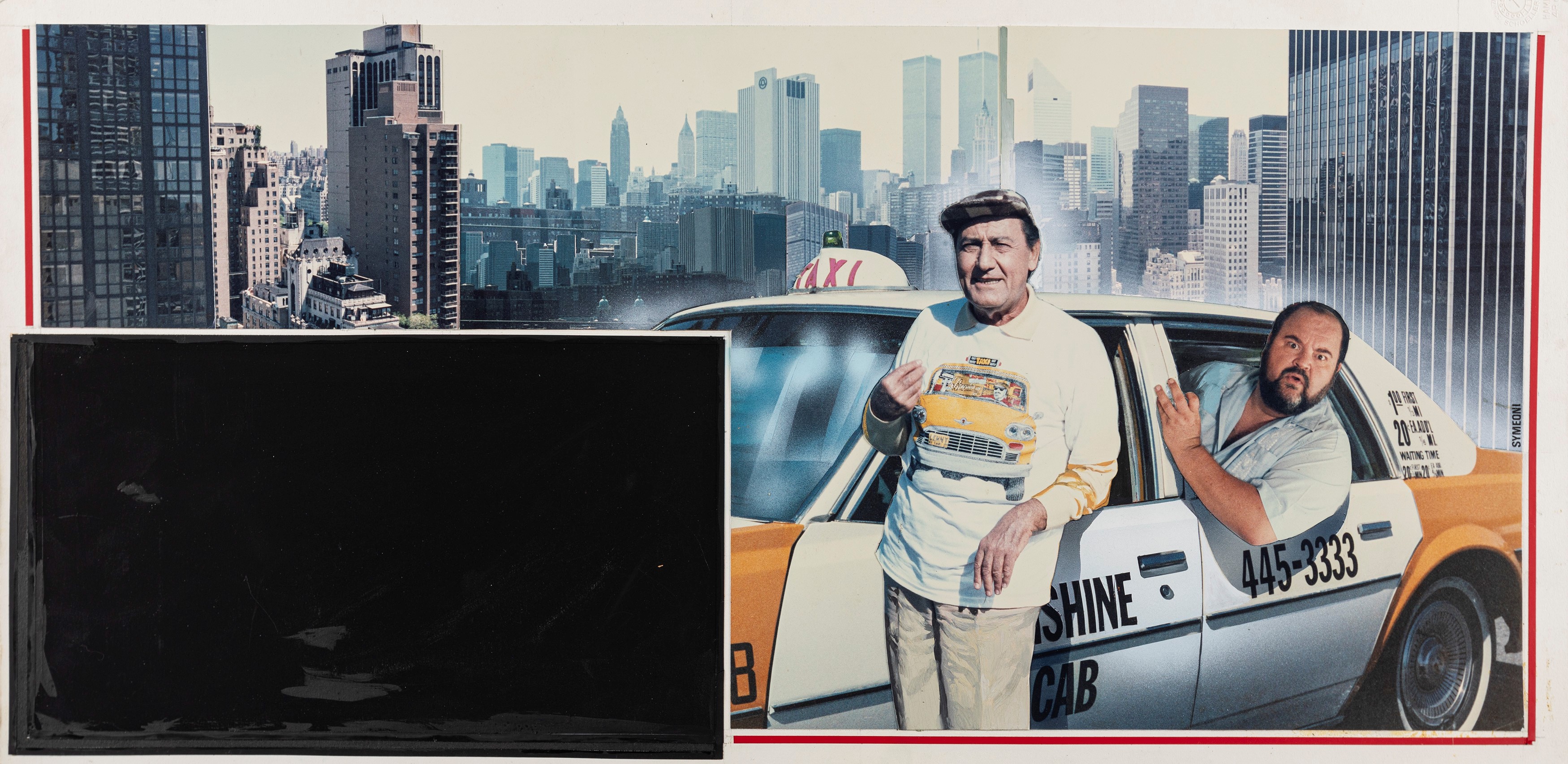 Symeoni (Sandro Simeoni) - Un tassinaro a New York 1987 | Bozzetti ...