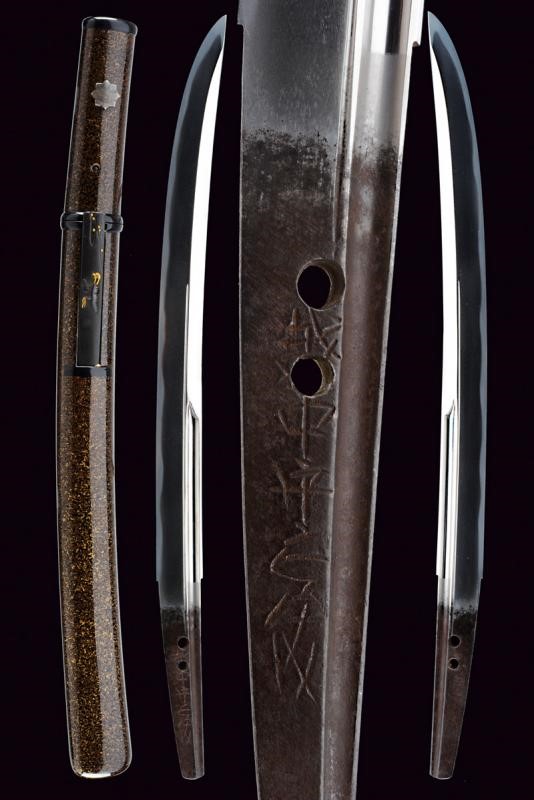 A fine wakizashi in aikuchi koshirae, mei: Etchu no Kami Masatoshi Edo ...