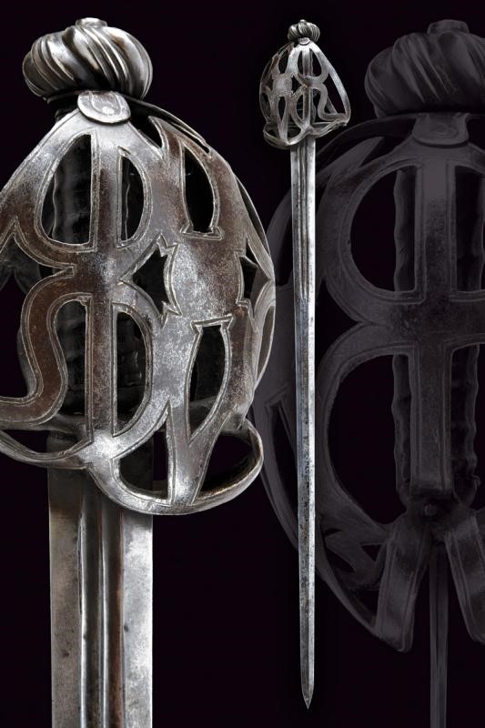 A basket-hilted sword 1740 - 50 | Rare and Fine Antique Arms & Armour ...