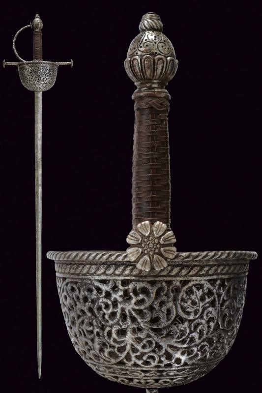 An elegant cup-hilted sword mid-17th Century | Rare and Fine Antique ...