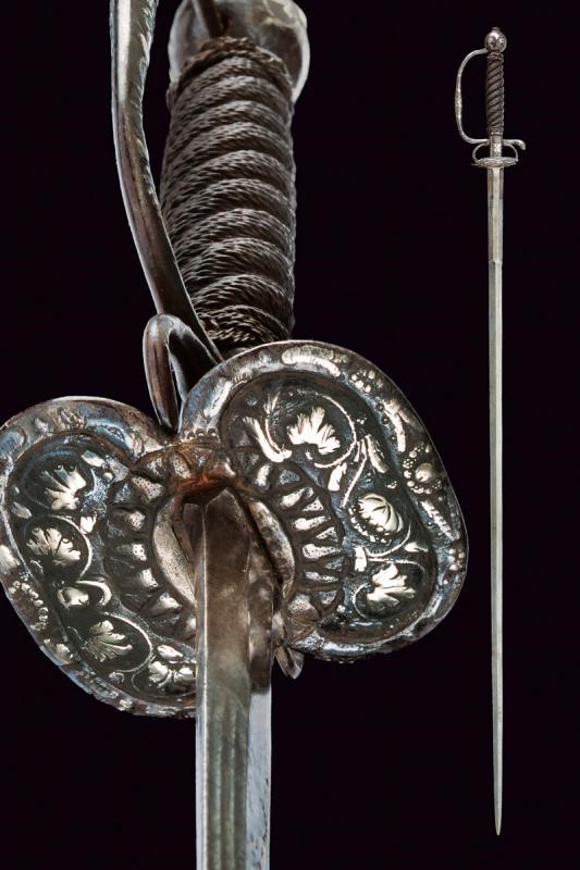 A silver-inlaid small sword for a page boy circa 1700 | Rare and Fine ...