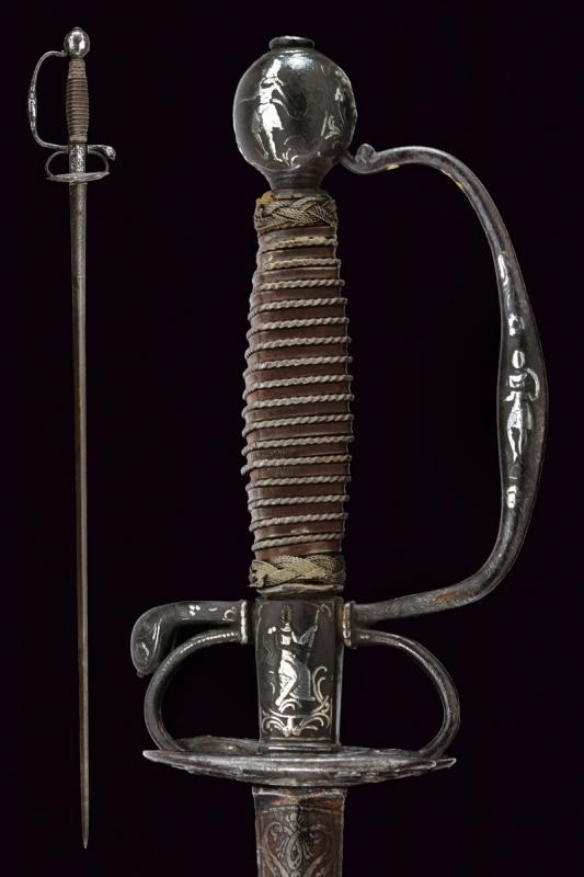 A silver-decorated small sword 18th Century | Rare and Fine Antique ...