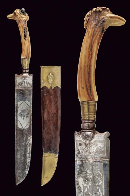 A hunting knife Mid 19th Century | Rare and Fine Antique Arms & Armour ...