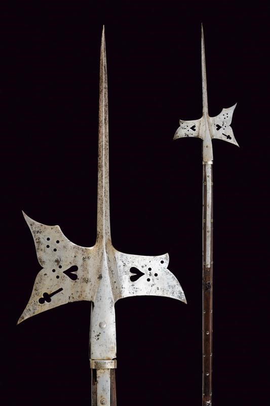 A rare pierced halberd 17th Century | Rare and Fine Antique Arms ...