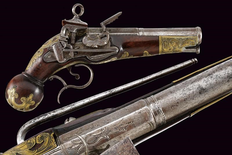 A rare Ripoll miquelet lock pistol late 18th Century | Rare and Fine ...
