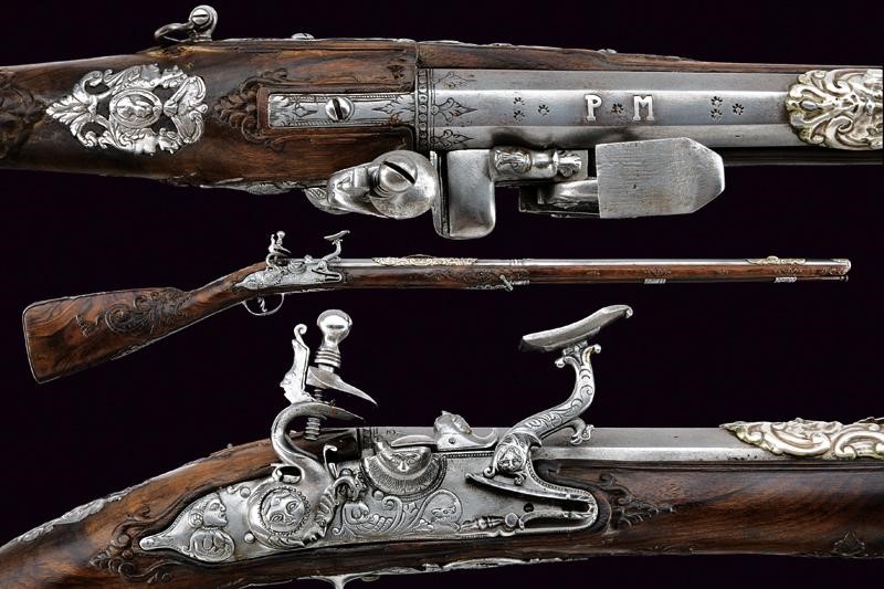 A rare snaphaunce lock gun by Marco Antonio Corsini last quarter of the ...