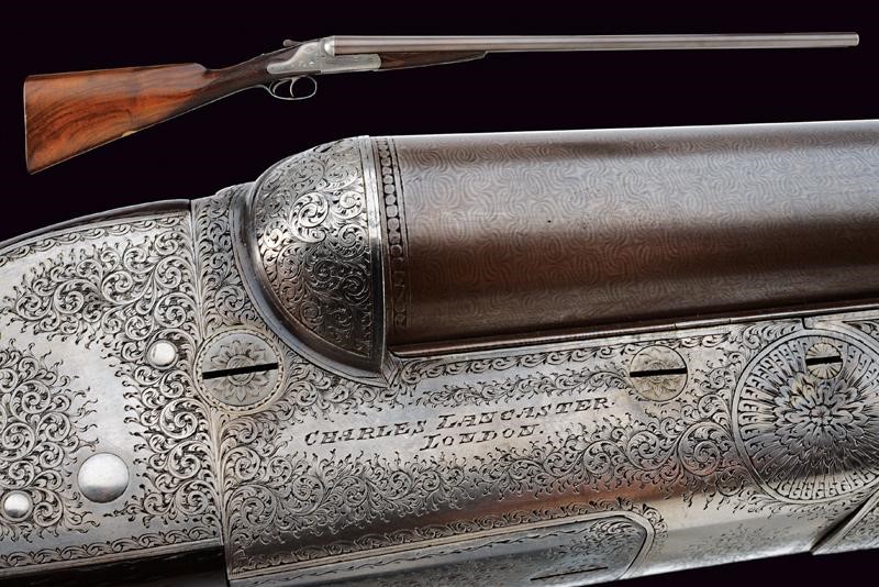 A rare double-barreled breechloading gun by Lancaster 1885-90 | Rare ...