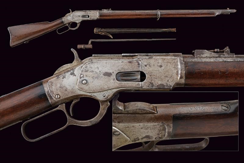 A prototype Winchester Spanish Model 1873 Lever Action Musket with ...
