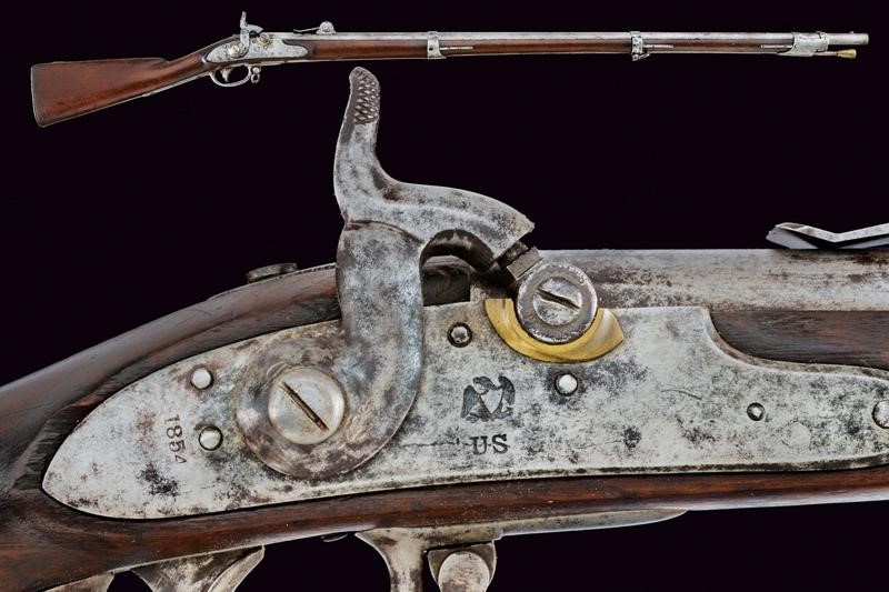 A "French Style" or "side lug" percussion conversion rifle 1854 | Rare ...