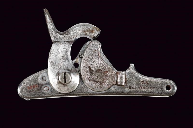A rare lock for US Model 1855 Harpers Ferry Rifle 1860 | Rare and Fine ...