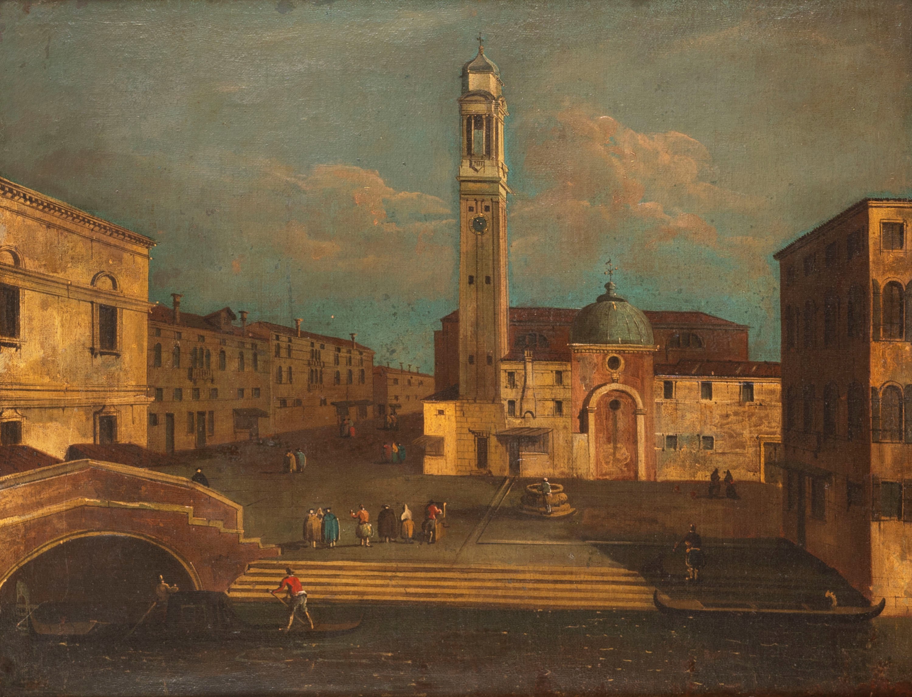 Seguace di Bernardo Bellotto - Campo dei Santi Apostoli in Venice ...