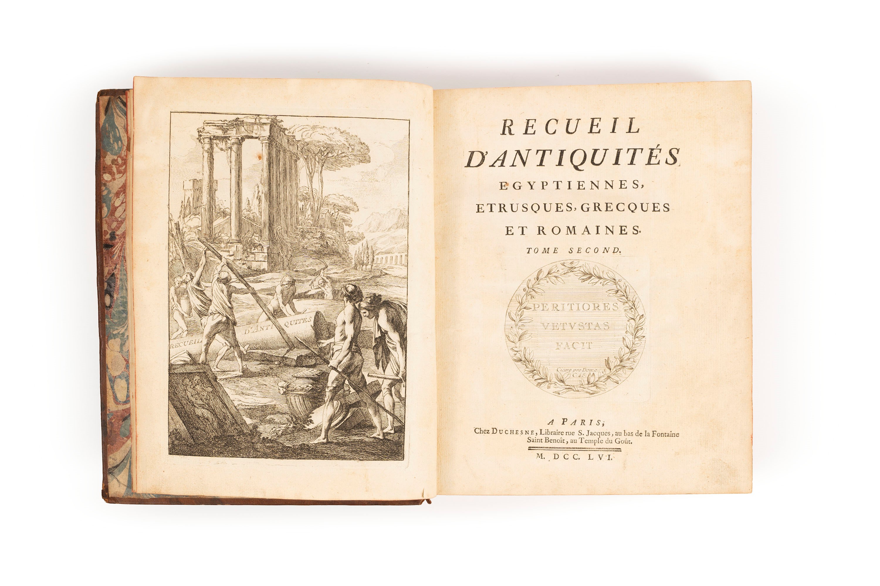 Archeologia - Caylus, Anne Claude Philippe de - Recueil d'Antiquités ...