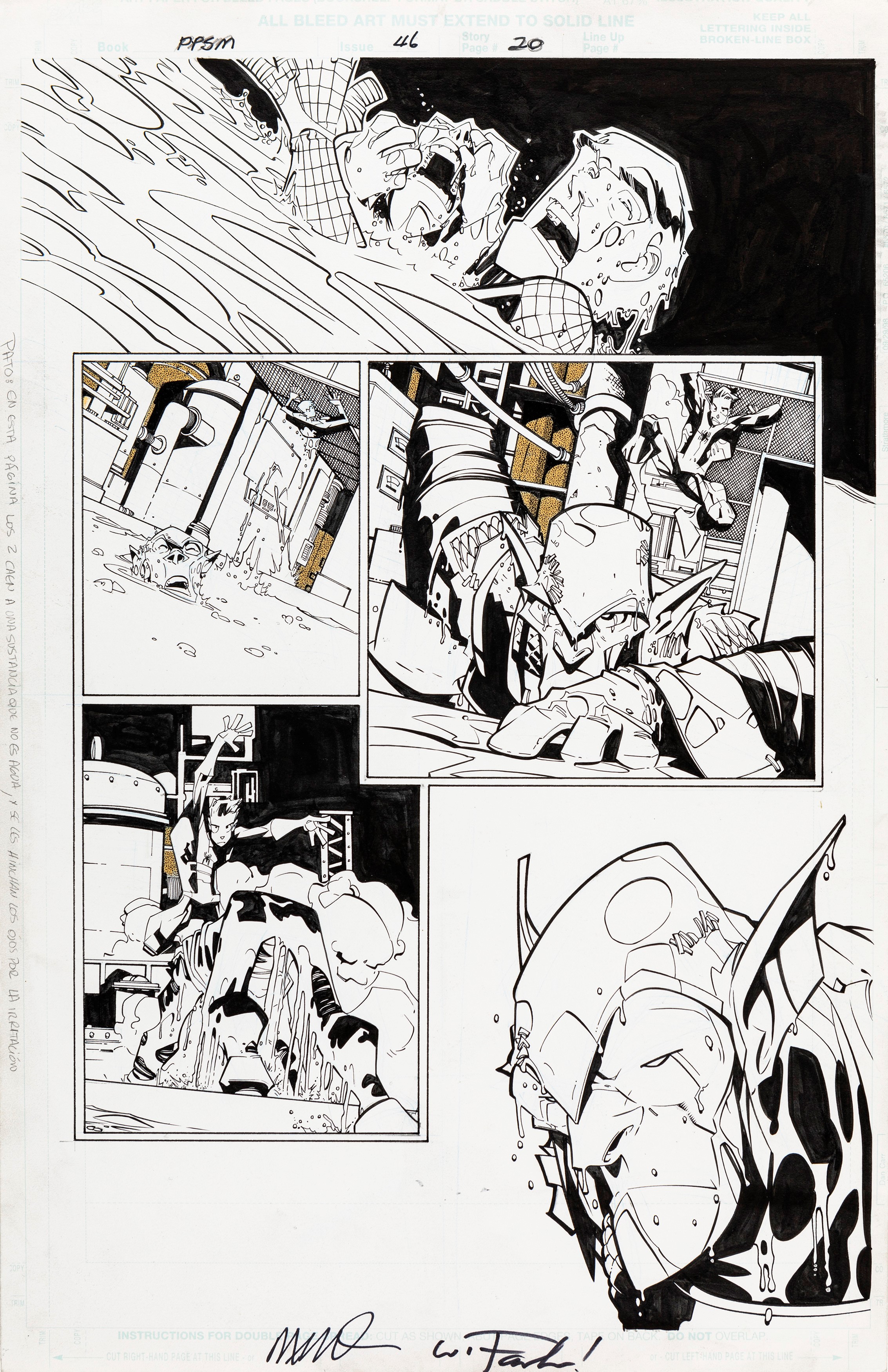 Humberto Ramos - Peter Parker: Spider-Man - A Death in the Family 2002 ...