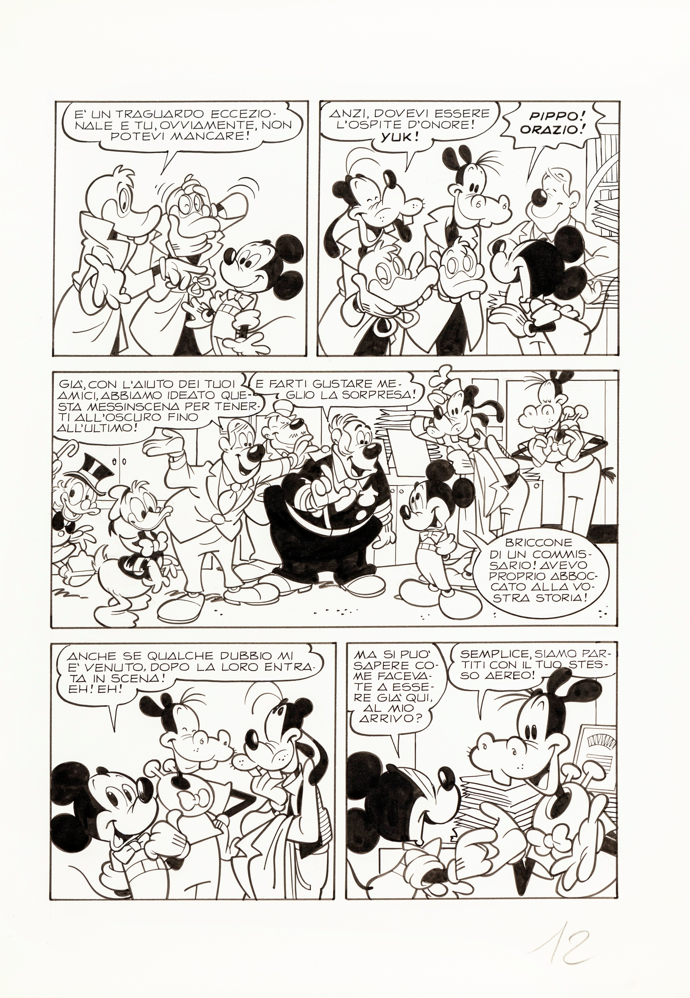 Giorgio Cavazzano - Mickey Mouse 2000 1994 | Original Comic Arts ...