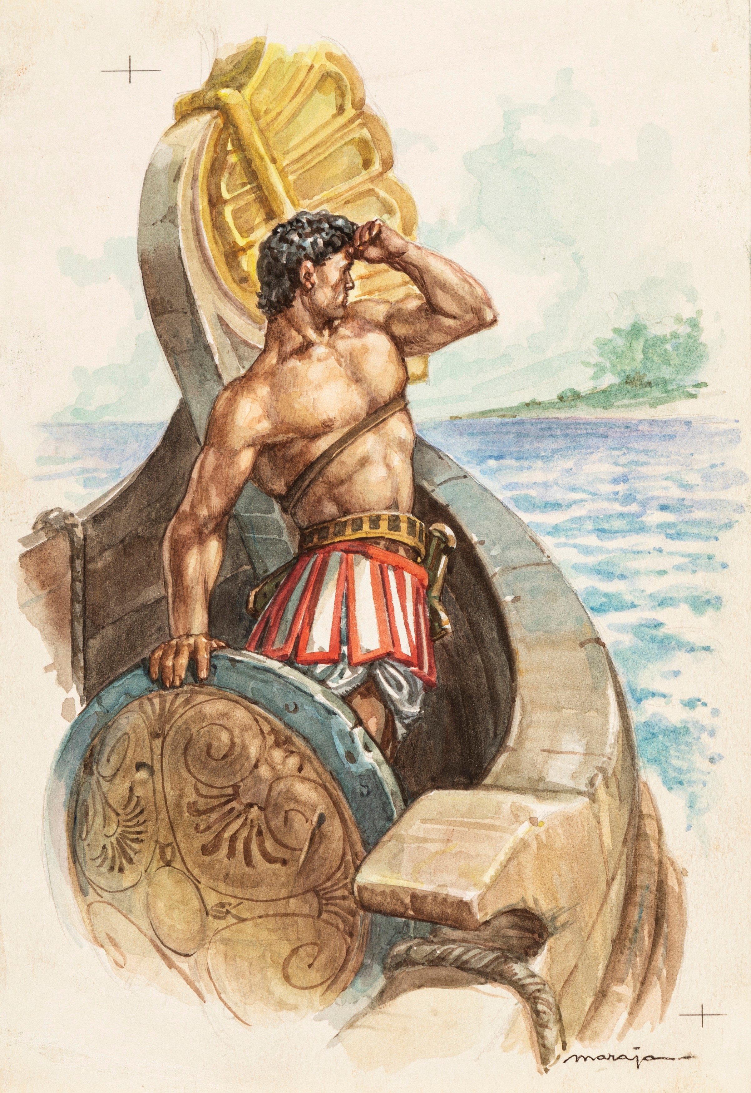 Libico Maraja - Odyssey anni 50 | Original Comic Arts & Illustrations ...