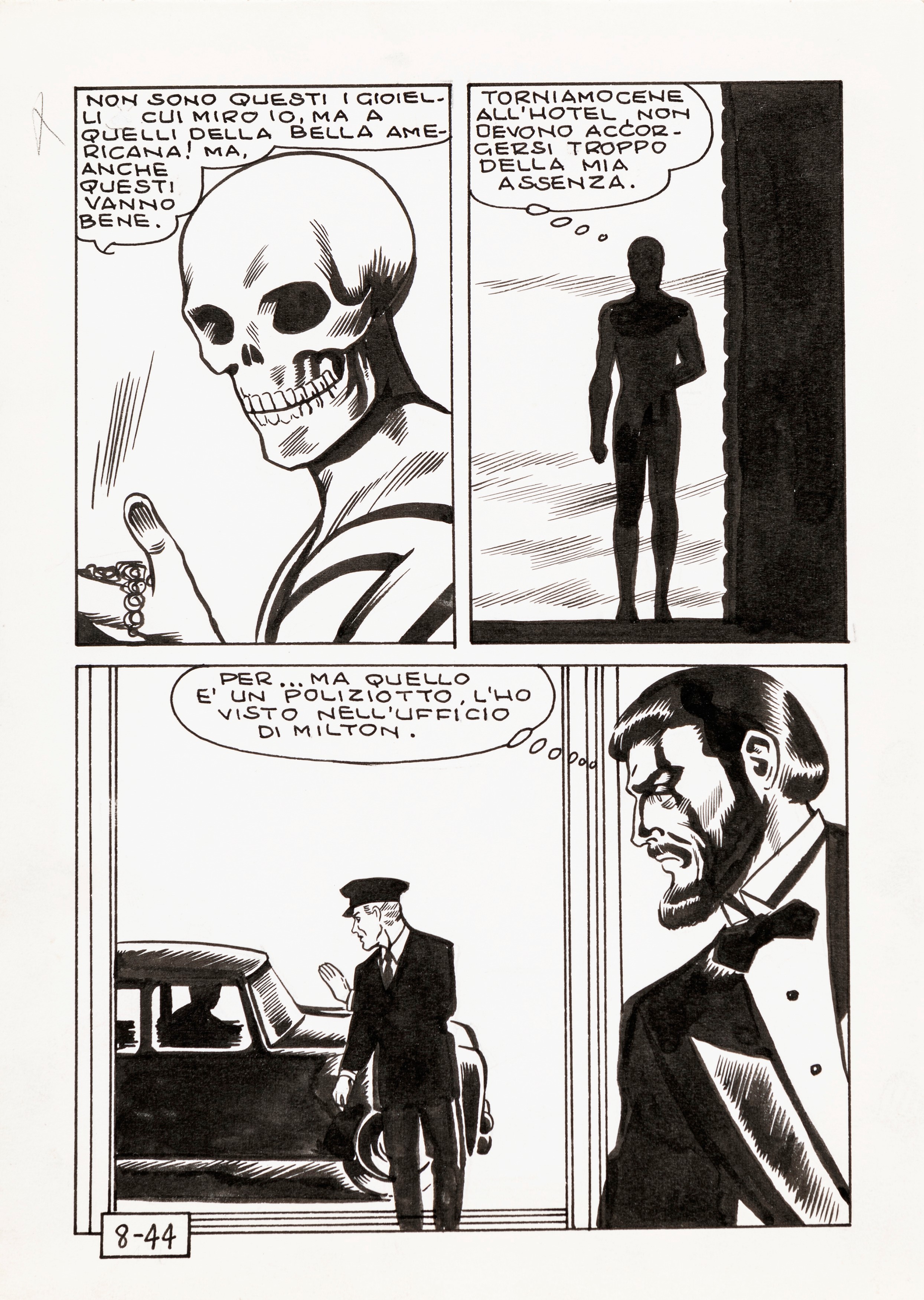 Magnus (Roberto Raviola) - Kriminal - La cattura di Kriminal 1965 | Original Comic Arts ...