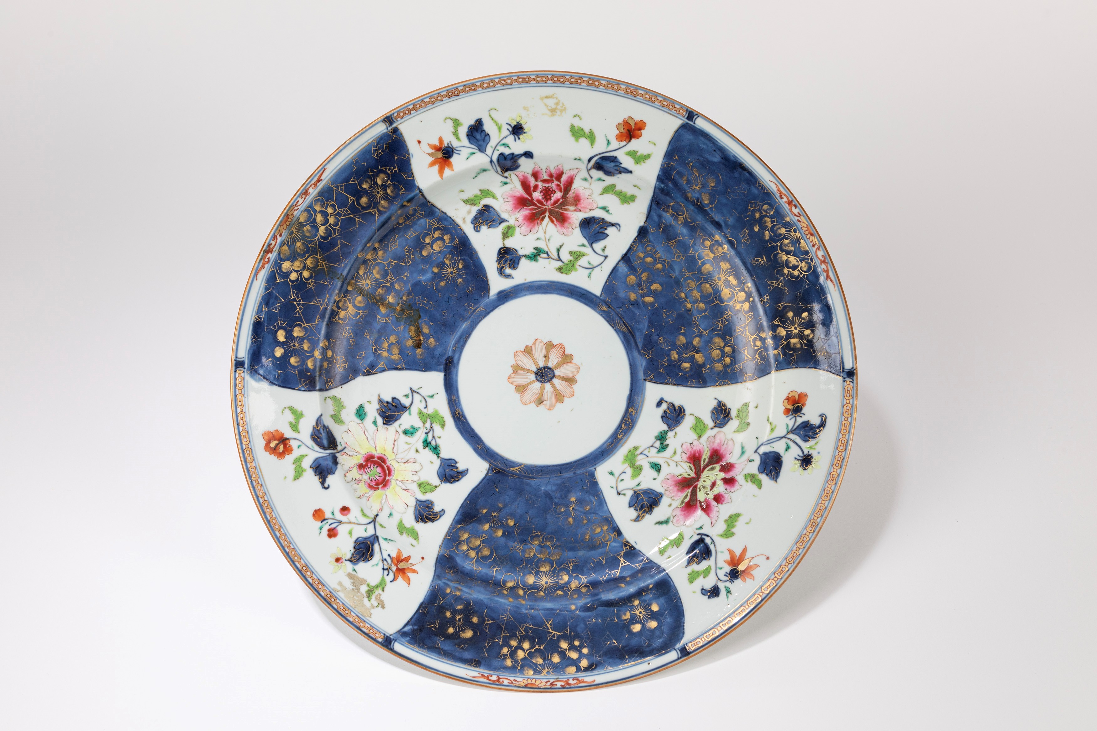 "Powder Blue" porcelain plate China, 18th century | Charms of Art ...