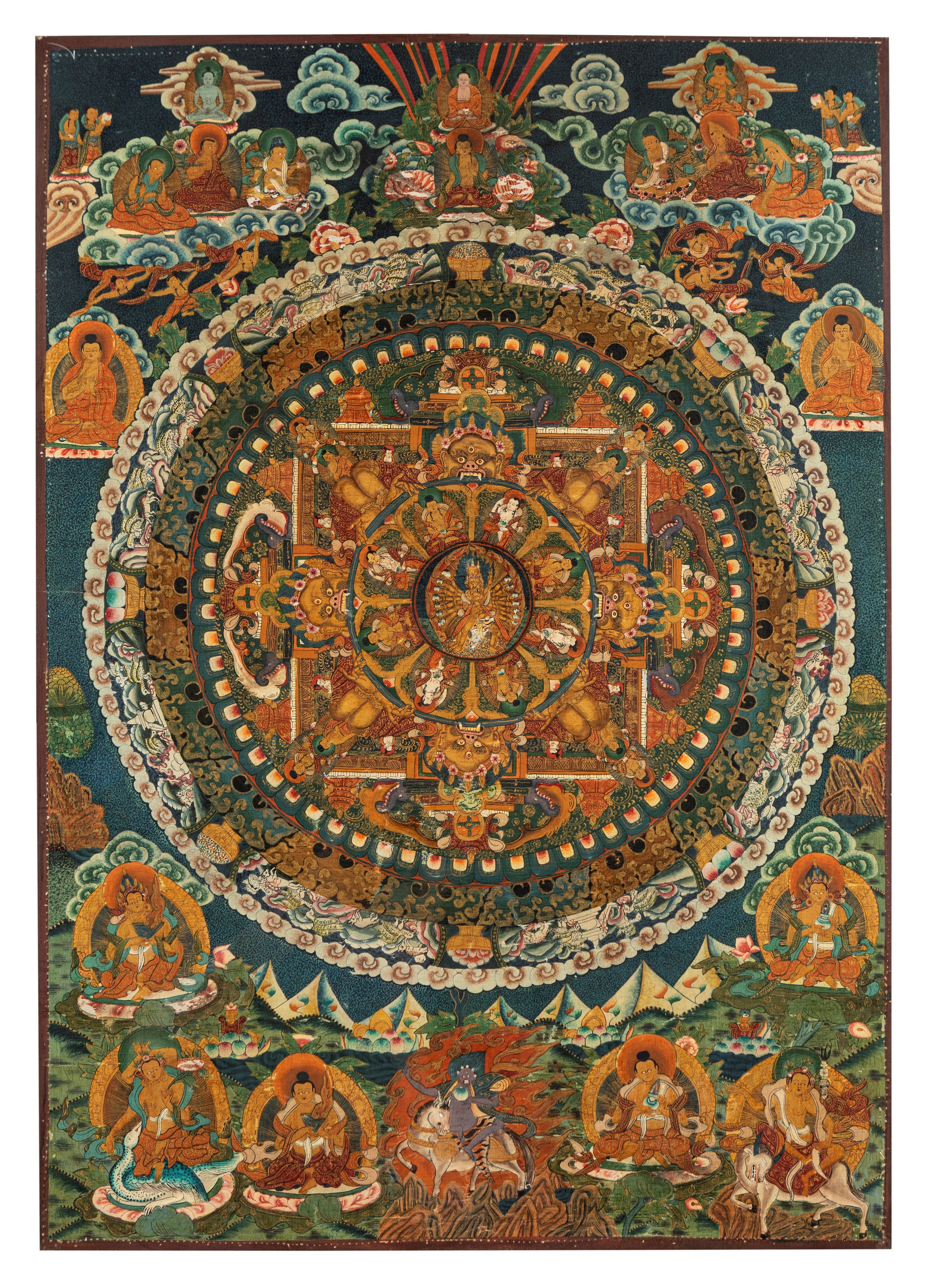 AN HEVAJIRA MANDALA China, 19th c. | Asian Art / 东方艺术 | Finarte, casa d'aste
