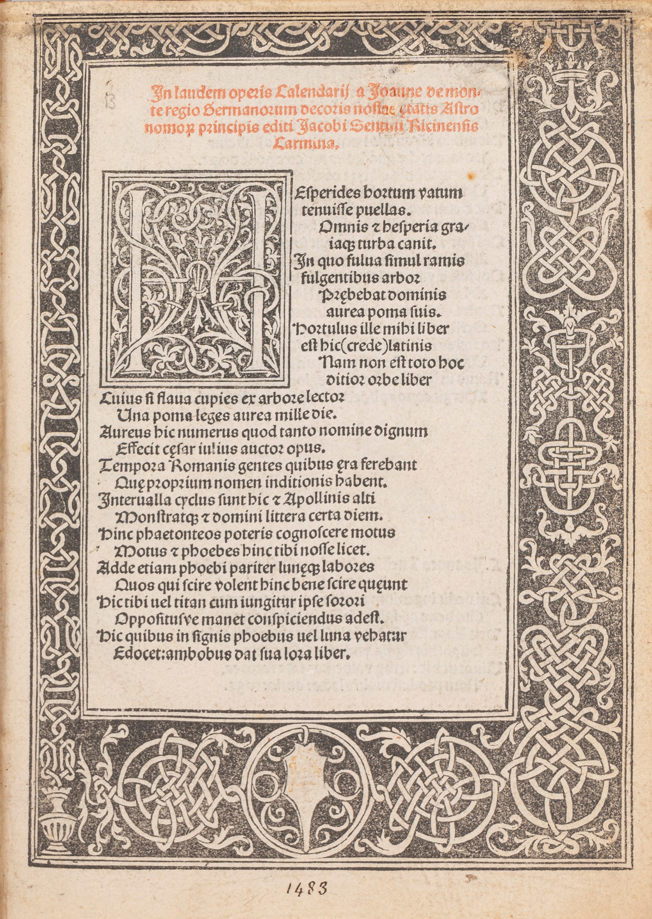 Astronomia - Calendario - Regiomontanus, Johannes (Müller, Johann, of ...