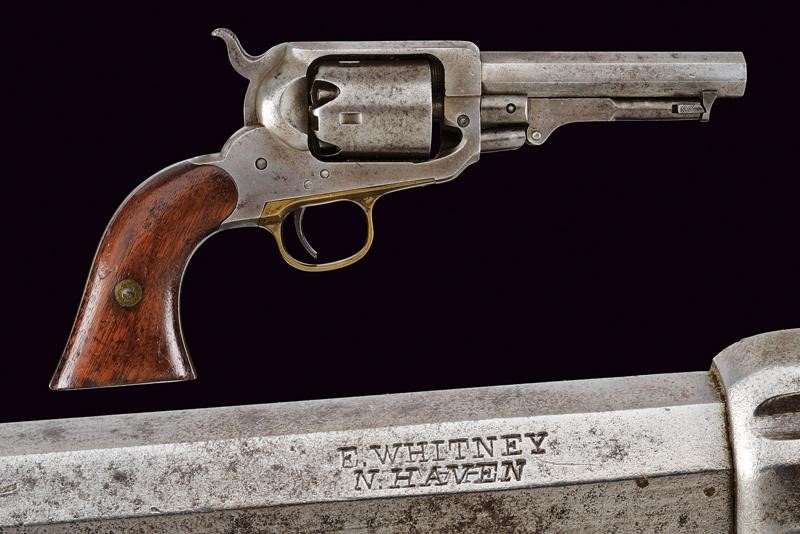 A Whitney Pocket Model Percussion Revolver 1850/60 | A Large Selection ...