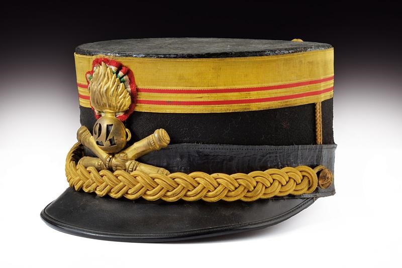 Kepì da tenente colonnello comandante il 24 Rgt. di Artiglieria ...