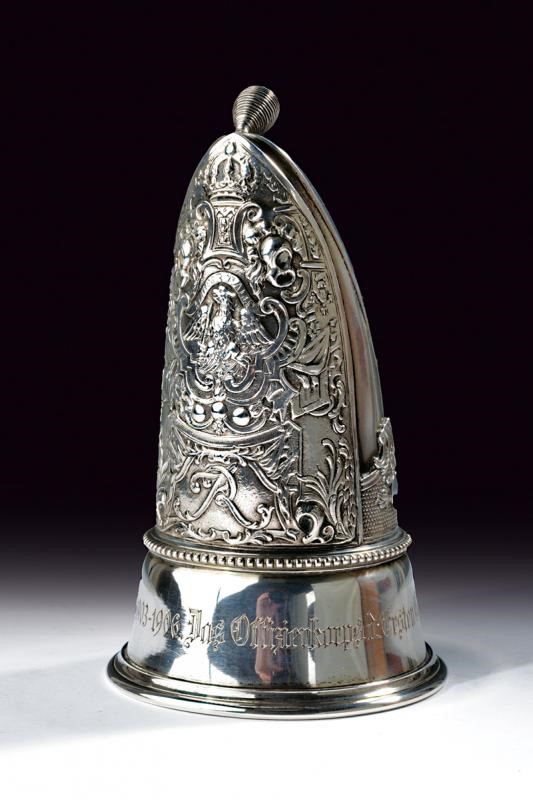 A silver miniature of a mitre of the 1° Guard Regiment 1906 | Fine ...