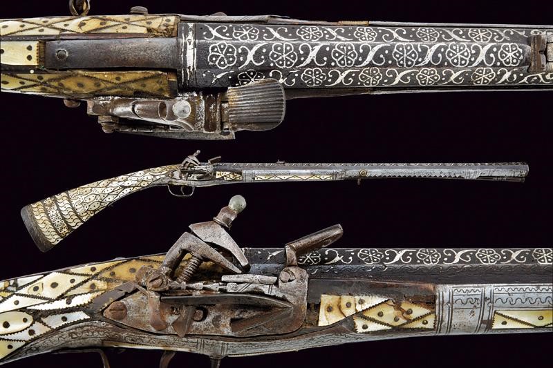 Fucile alla morlacca a pietra focaia Metà del XIX Secolo | Rare Armi ...