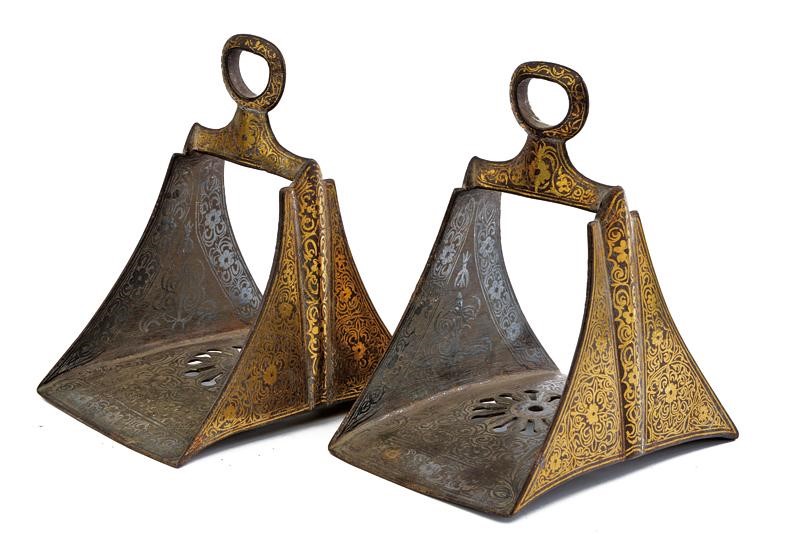 A fine pair of stirrups Mid 19th Century | Fine Antique Arms and ...