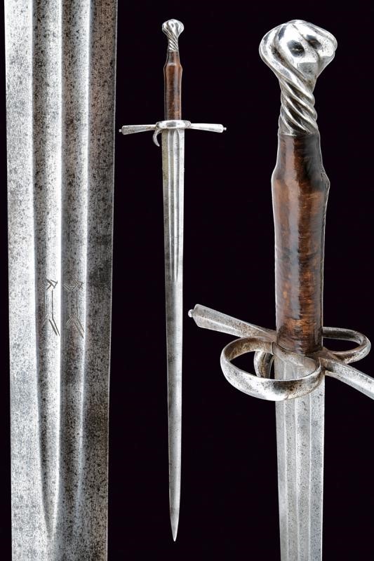 Spada "bastarda" a una mano e mezza 1580 circa | Rare Armi Antiche e ...