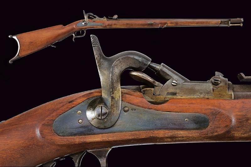 An 1851/63 model Milbank-Amsler rifle | Fine Antique Arms and Militaria ...