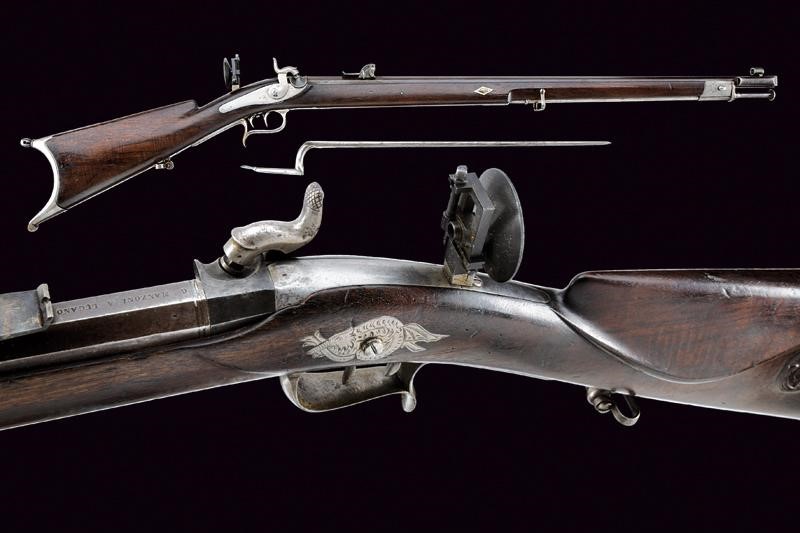 An 1851 Model federal carbine by Manzoni with bayonet | Fine Antique ...