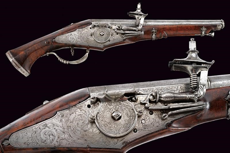 An engraved wheel-lock pistol | Fine Antique Arms and Militaria from ...