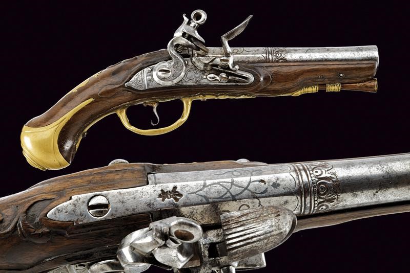 A flintlock travel pistol | Fine Antique Arms and Militaria from around ...