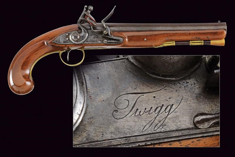 A flintlock pistol by Twigg | Fine Antique Arms and Militaria from ...
