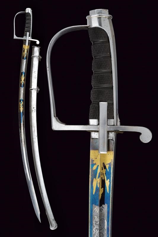Sciabola da ufficiale Mod. 1855 con elegante lama | Rare Armi Antiche e ...