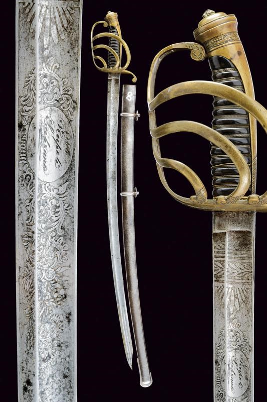 An officer's sabre with Labruna blade | Fine Antique Arms and Militaria ...