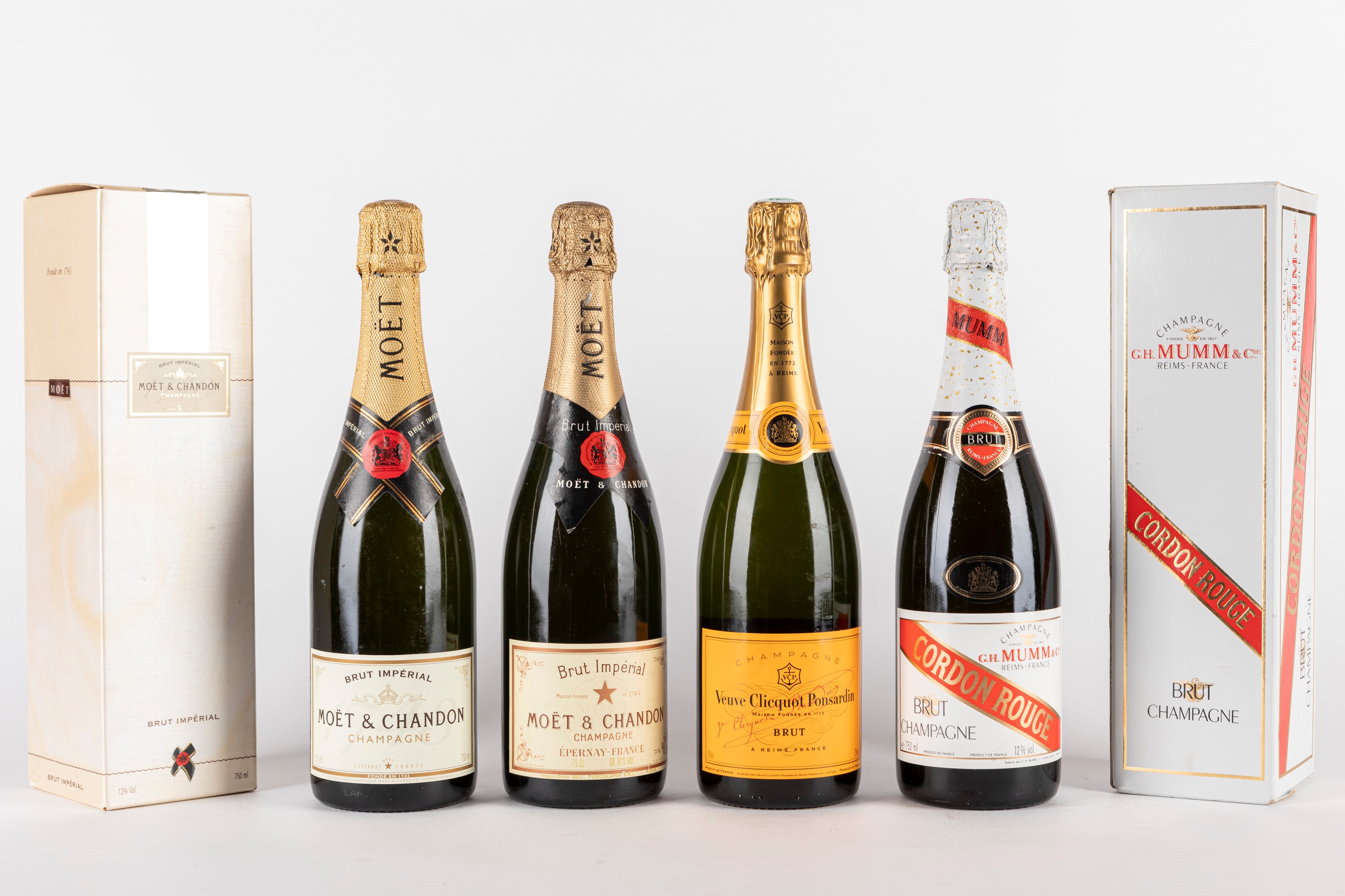 Champagne - Selezione Champagne (4 Bt) | Fine Wines & Spirits | Finarte ...