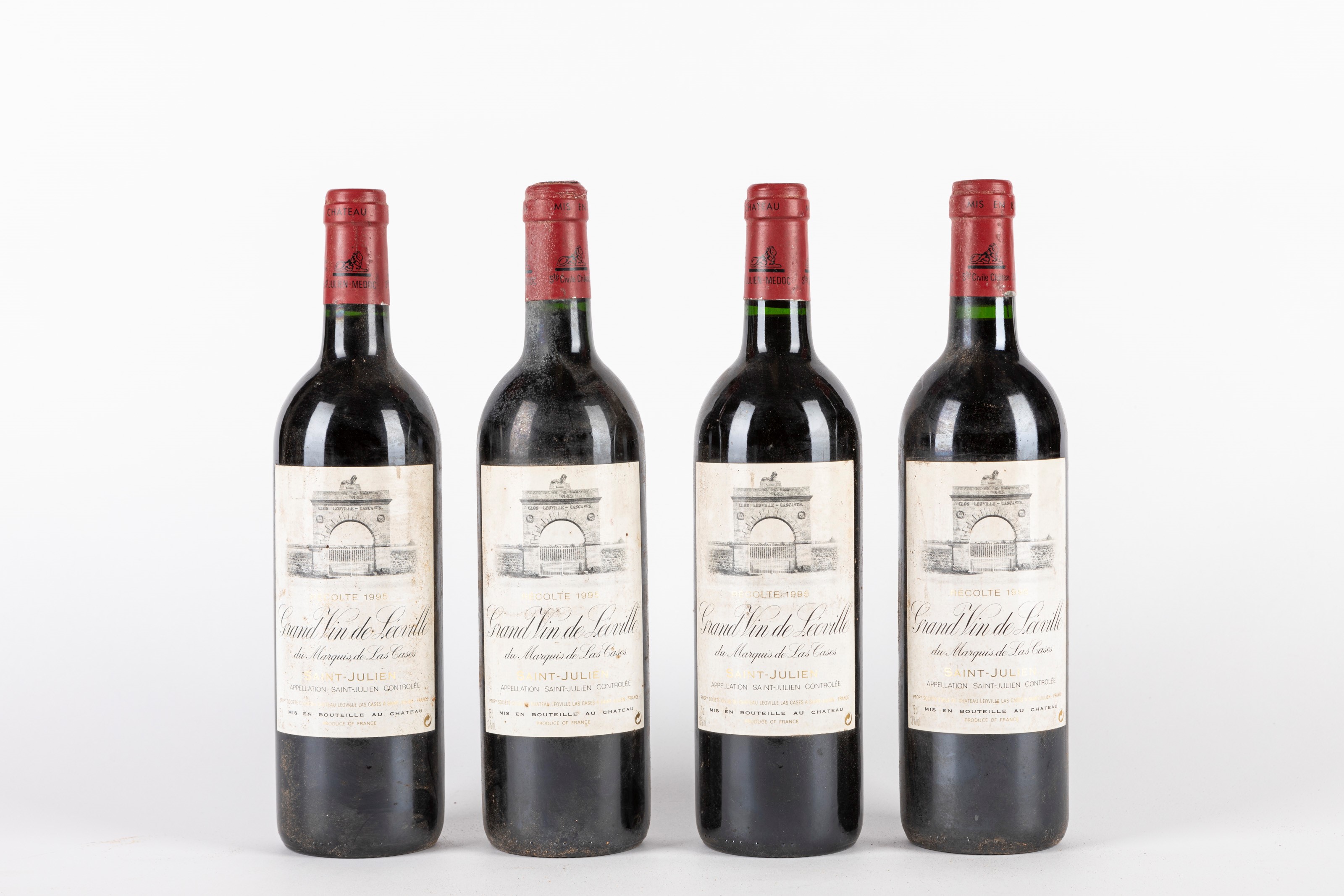 Francia - CHATEAU LEOVILLE-LAS CASES GRAND VIN DE LEOVILLE 1995 (4 BT ...