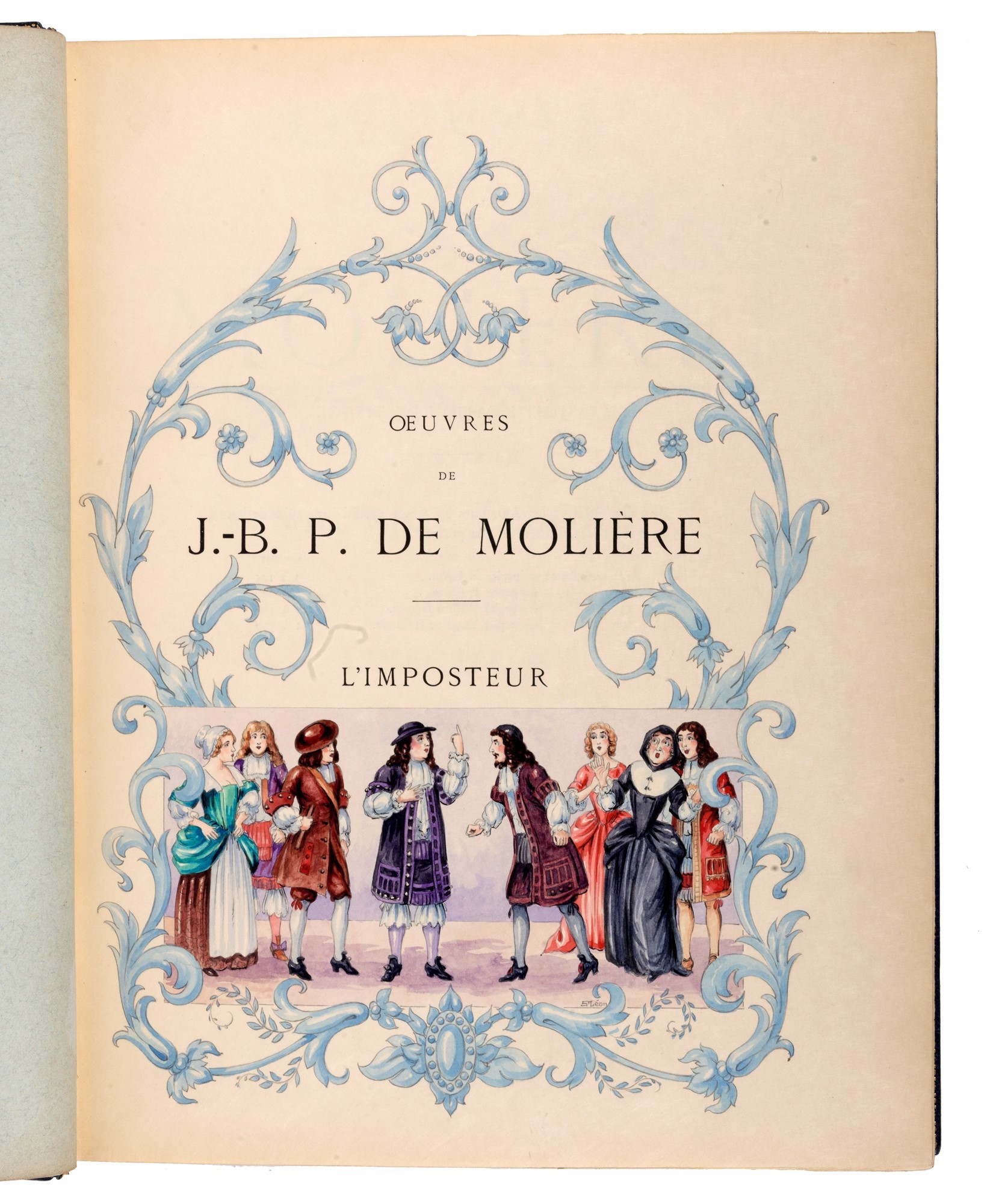 Libro d'artista - Teatro francese - Molière (Poquelin, Jean-Baptiste ...